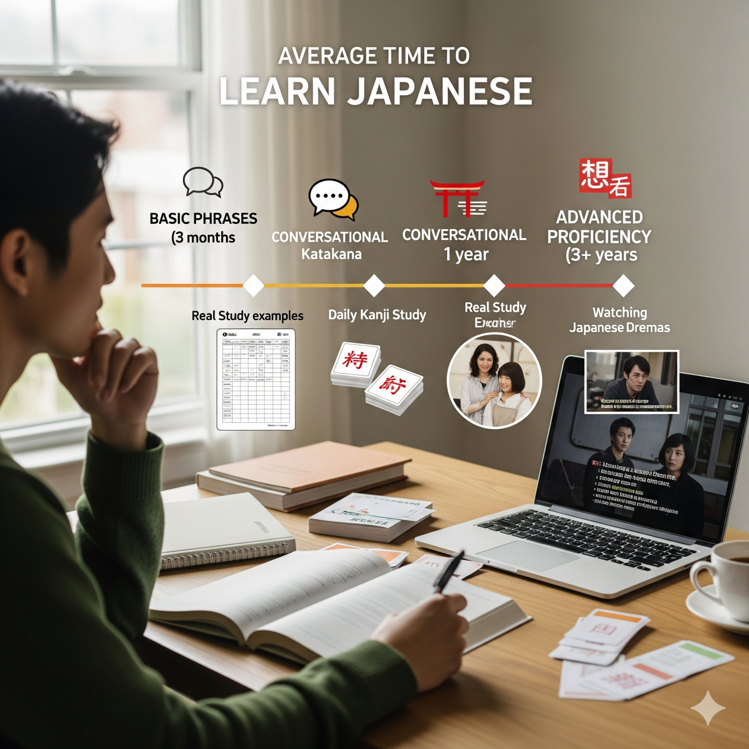 The Average Time to Learn Japanese (With Real Study Examples) - JLPT ...